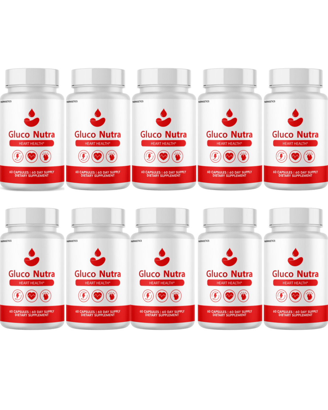 Gluco Nutra Blood Pills to Support Circulation & Glycogen Health 10 Bottles - Walmart.com