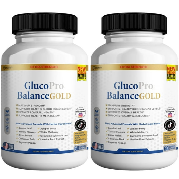 Gluco Pro Balance Gold – All-Natural Healthy Blood Sugar Support with ...