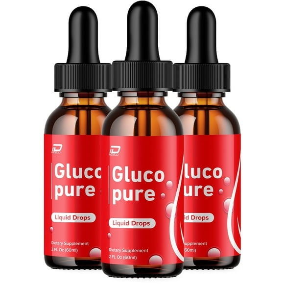 Gluco Pure Drops Healthy Blood Support Formula GlucoPure Dietary ...