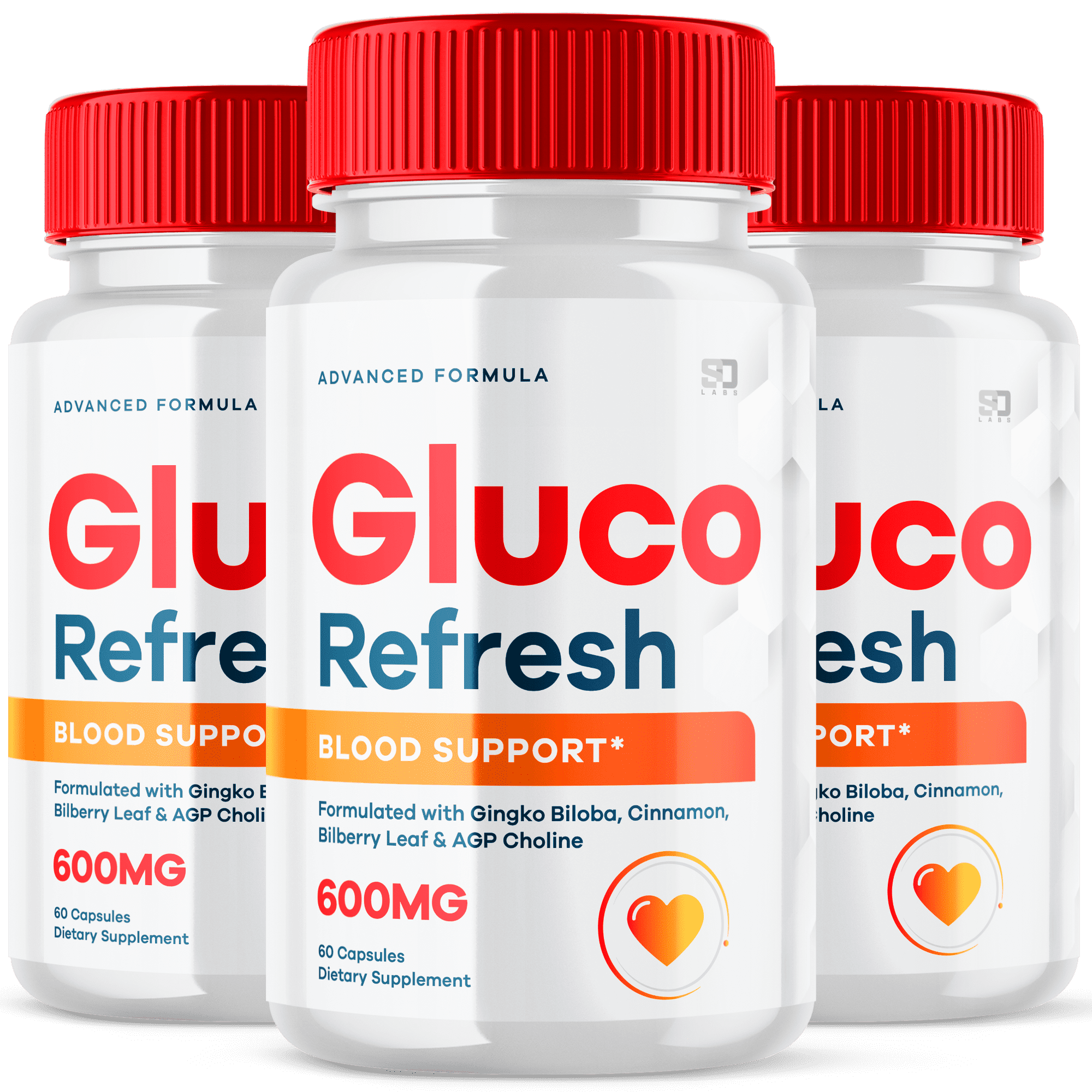 Gluco Refresh Advanced Blood Support Formula, Extra Strength Glycogen ...