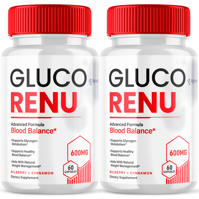 Gluco Renu Renew Advanced Formula Blood Support Balance Supplement 120 ...