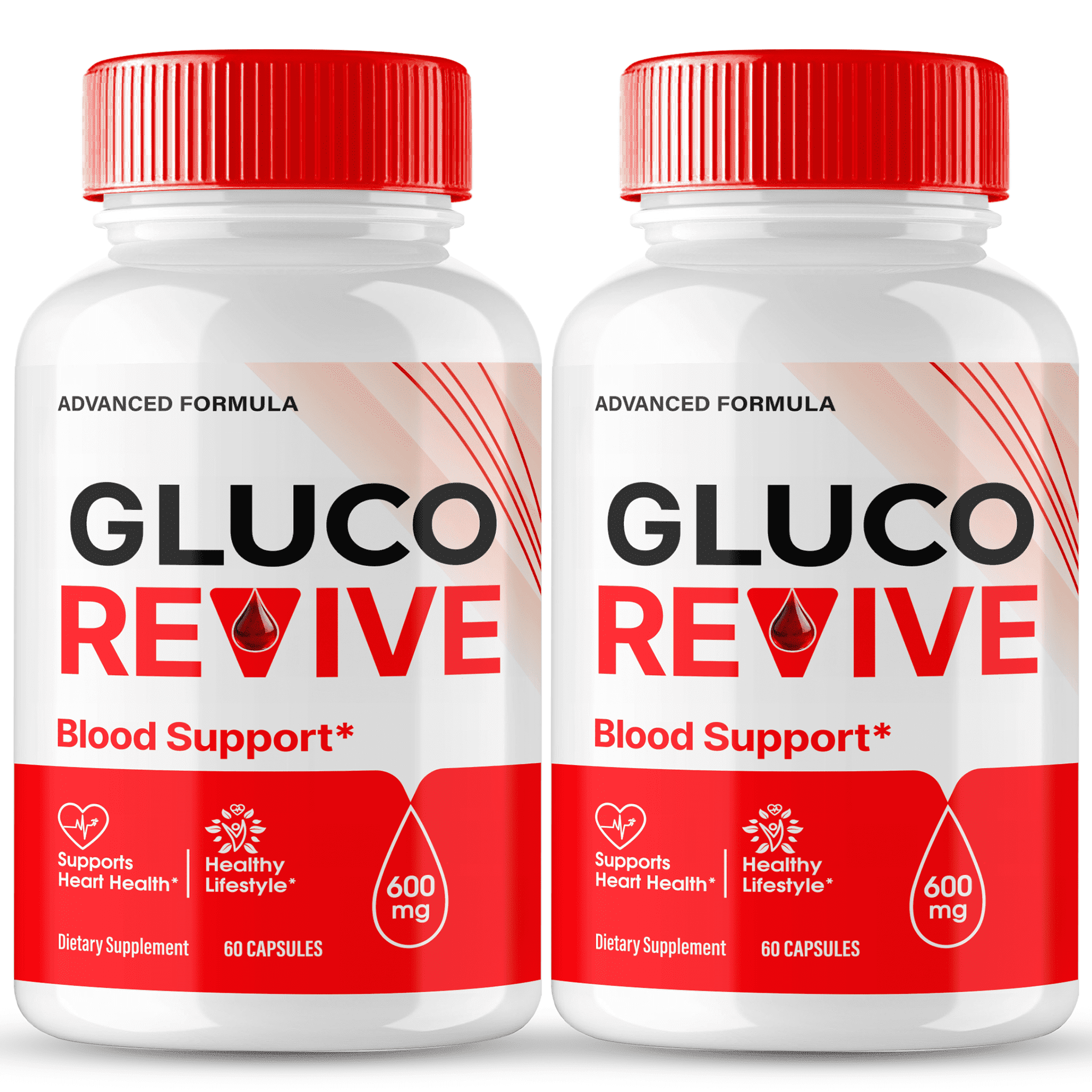 Gluco Revive Vitamin Supplement Capsules, 120 Count (2 Pack) - Walmart ...