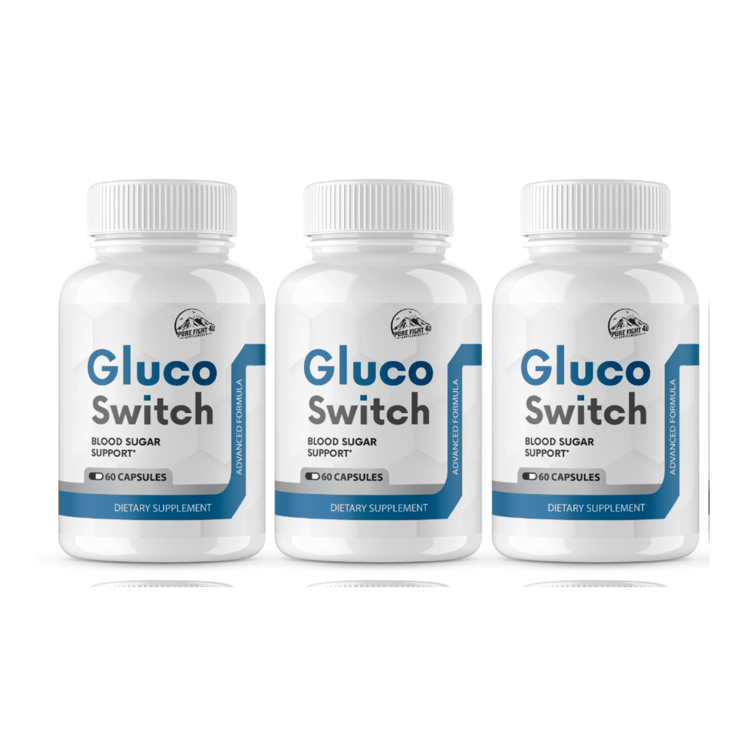 Gluco Switch Blood Sugar Support 10 Bottles 600 Capsules - Walmart.com