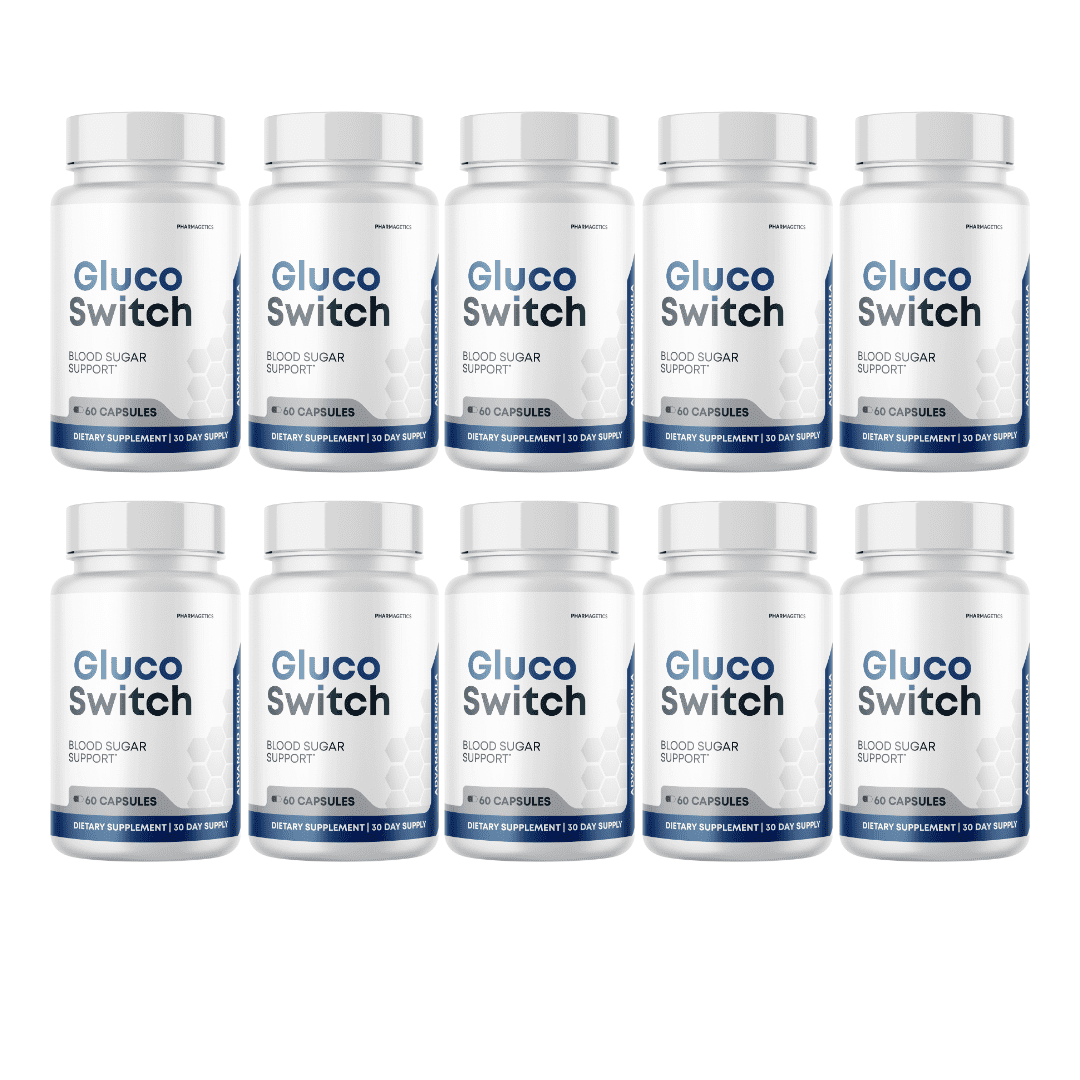 Gluco Switch Blood Sugar Support 10 Bottles 600 Capsules - Walmart.com