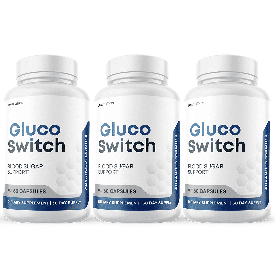 Gluco Switch - Blood Sugar Support Dietary Supplement 60 Capsules (3 ...