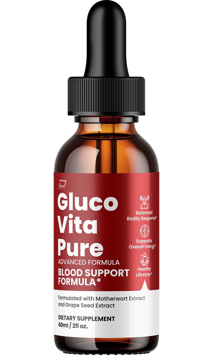 Gluco Vita Pure Liquid Drops, Extra Strength Supplement, Sugar Balance ...