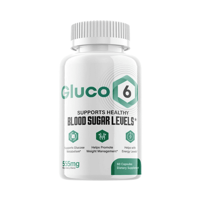 Gluco6 Blood Pills Gluco 6 Supplement For Blood Sugar Support- 60 Caps - Walmart.com