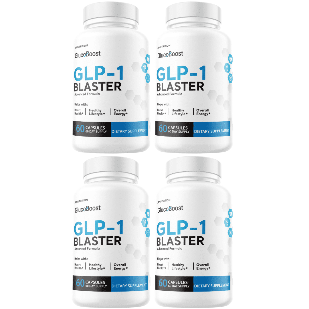 GlucoBoost GLP-1 Booster Gluco Boost Blood Support - 4 Bottles ...