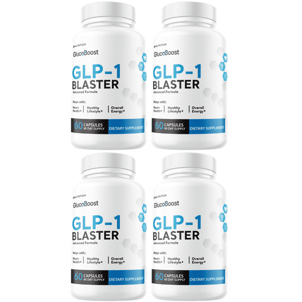GlucoBoost GLP-1 Booster Gluco Boost Blood Support - 4 Bottles ...