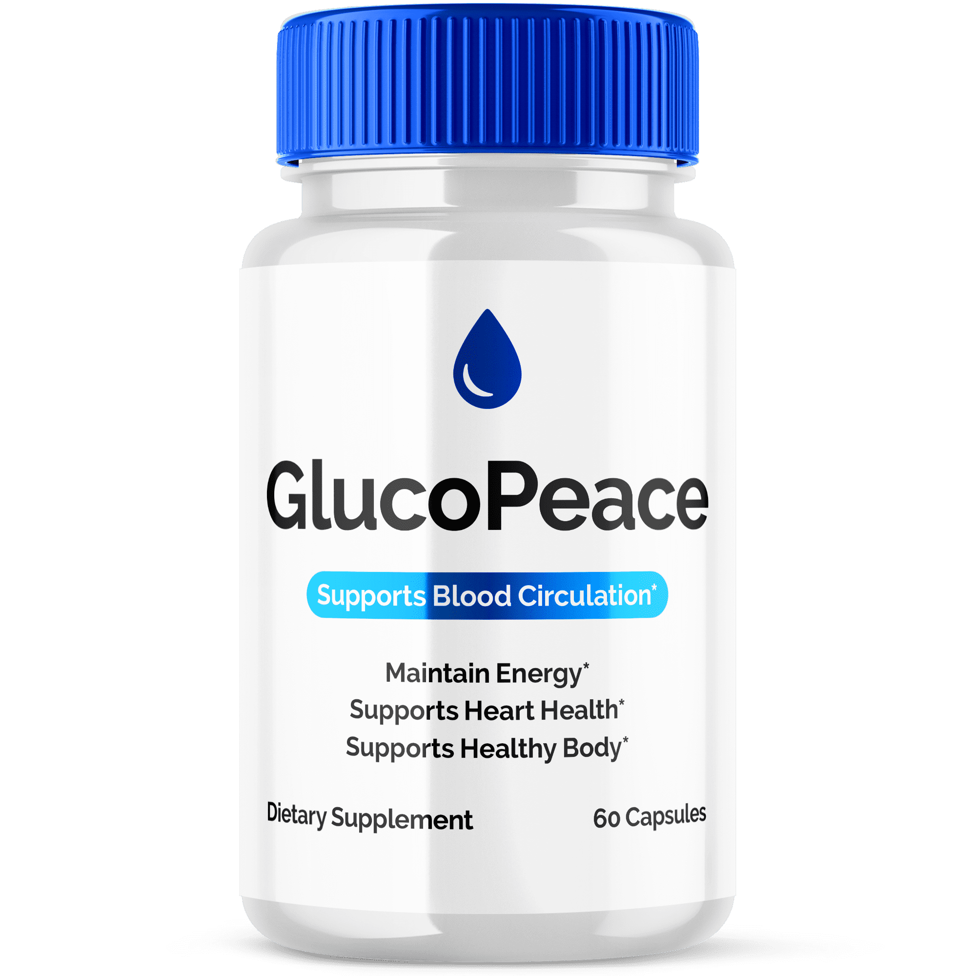 GlucoPeace Blood Support Pills Advanced Formula Vitamin Supplement ...