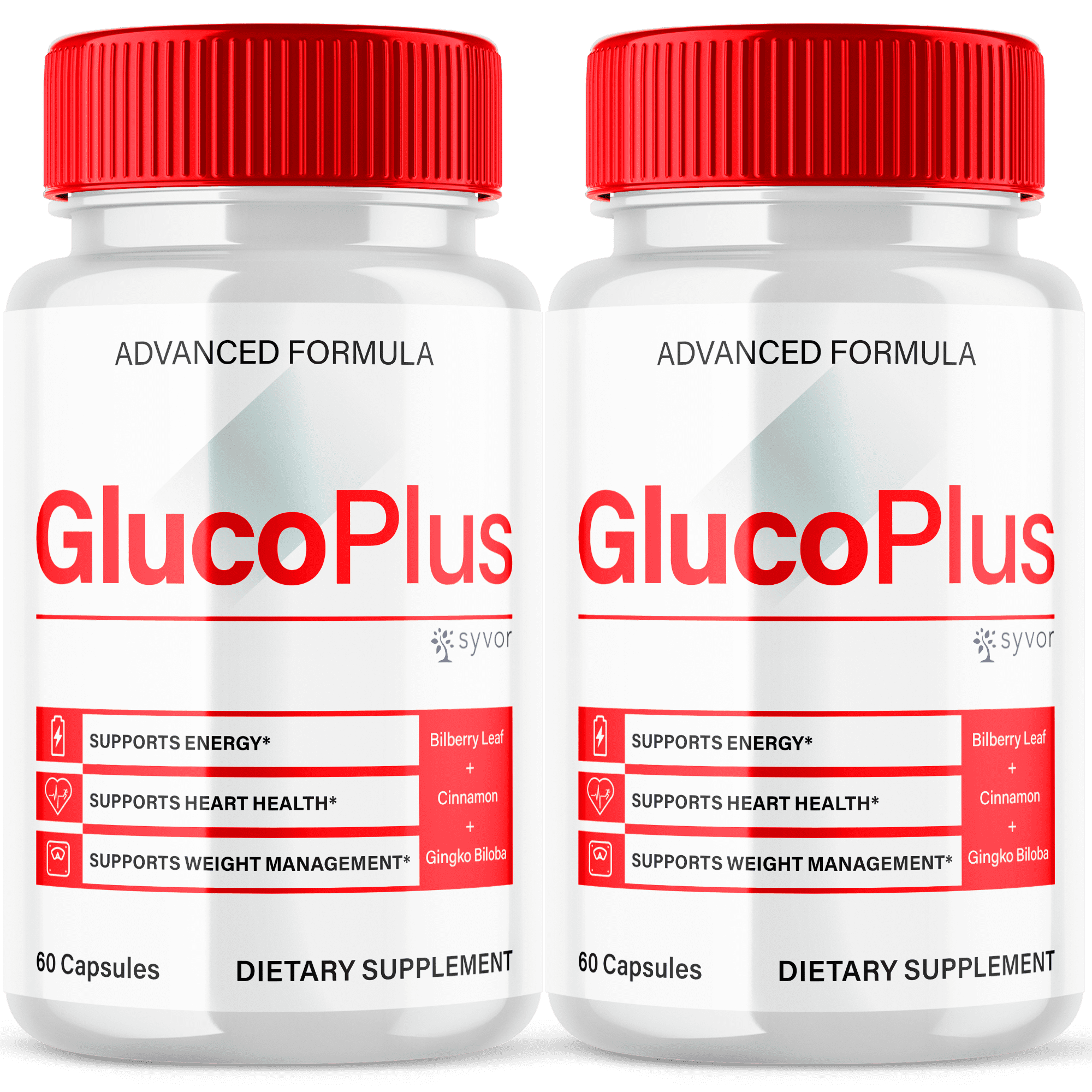 GlucoPlus Pills Advanced Balance Support Supplement Natural Formula 120 ...