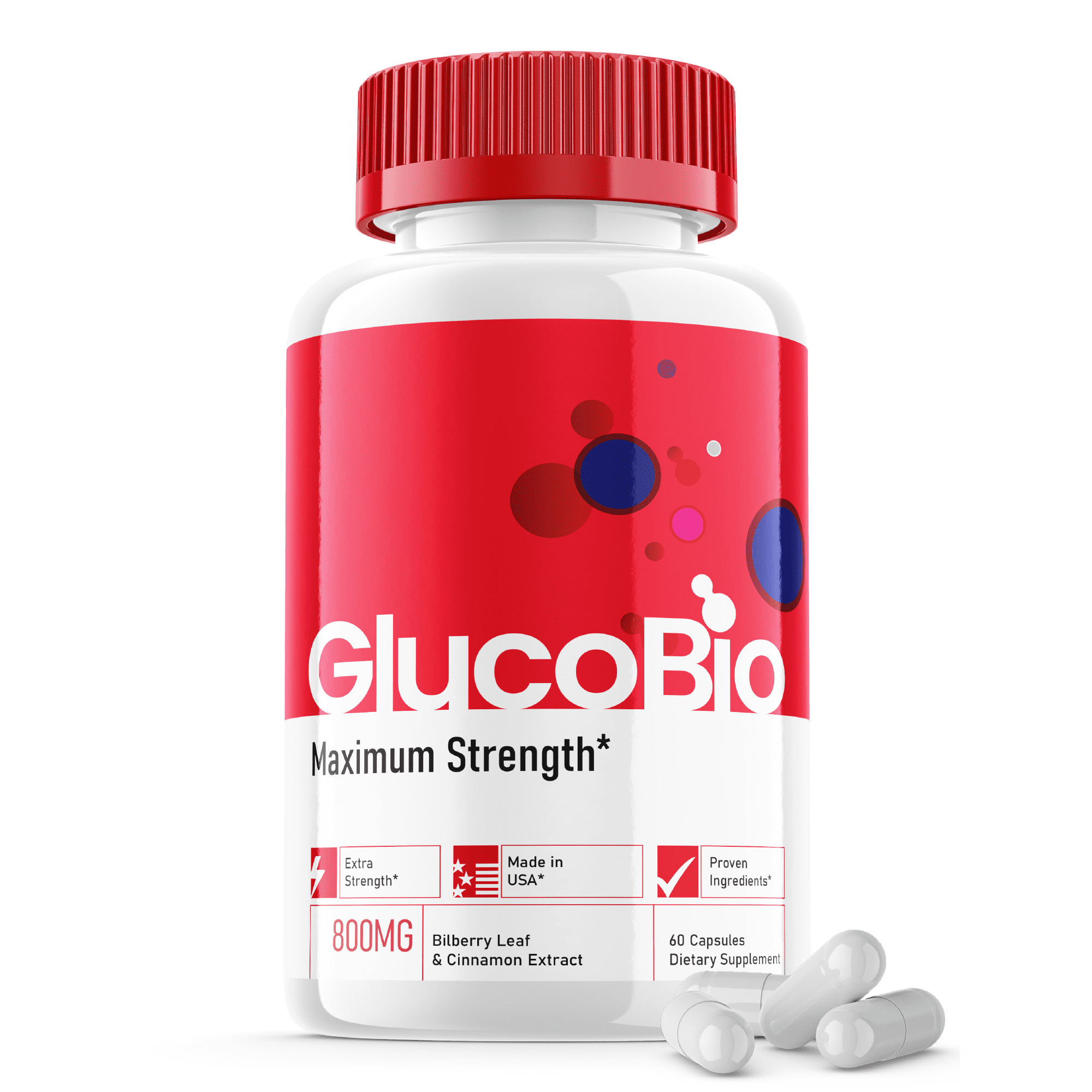 Glucobio Capsules - Official Formula - Gluco Bio Support Supplement ...