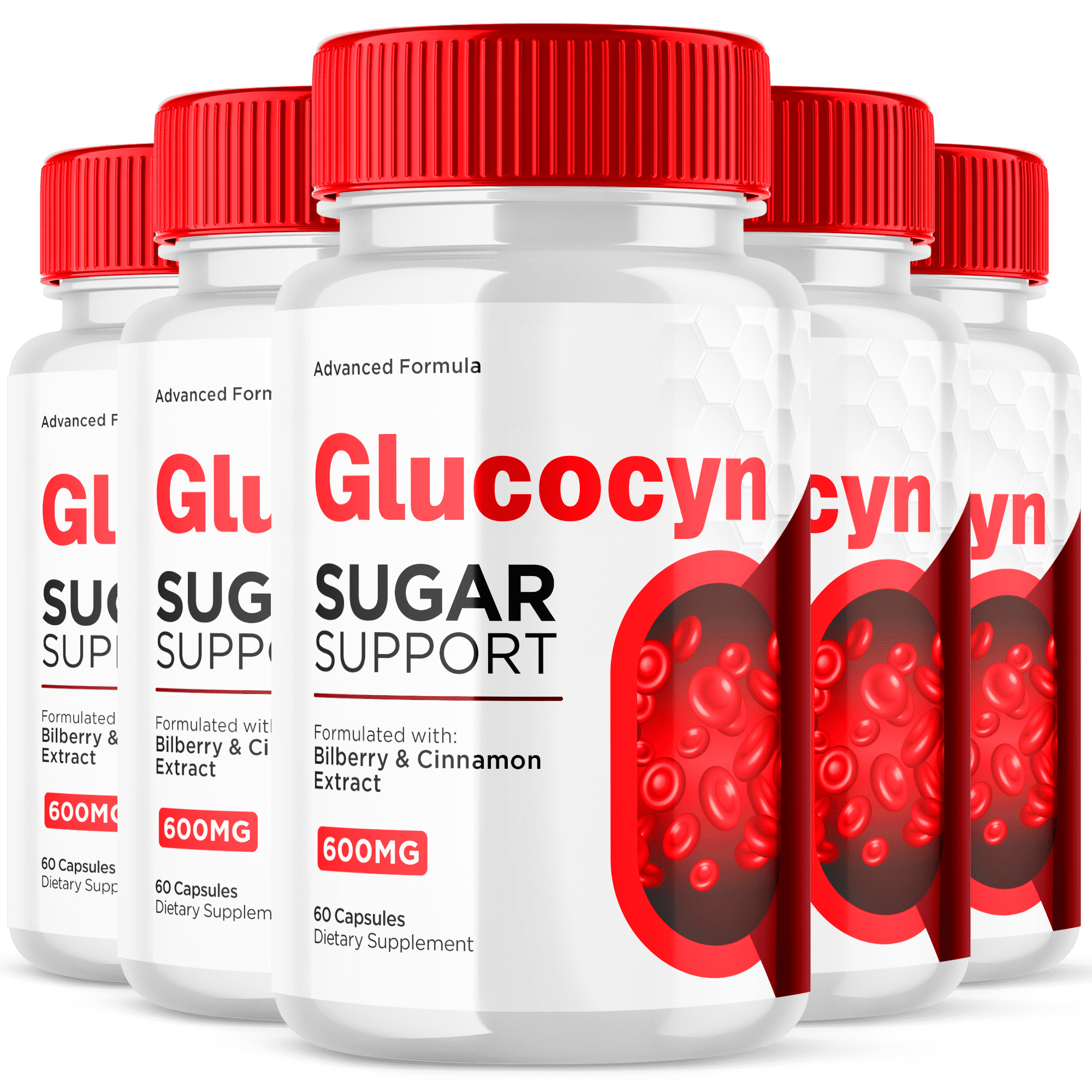 Glucocyn Advanced Formula Sugar Support Capsules Natural Glycogen ...