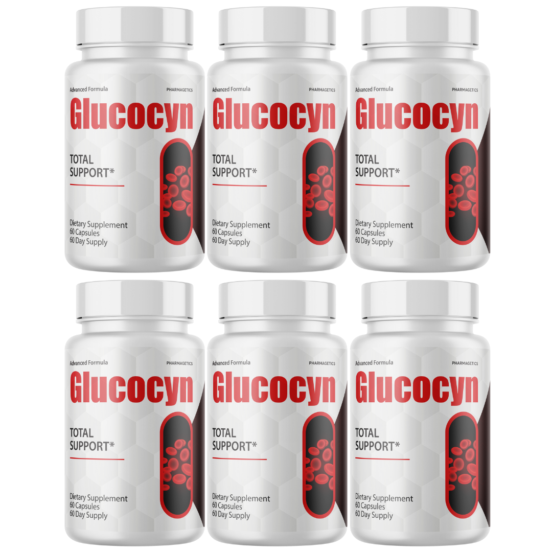 Glucocyn Advanced Formula Sugar Support Glycogen Supplement 6 Bottles ...