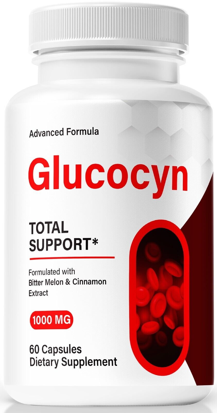 Glucocyn Blood Sugar Support Glycogen Gluco Pills, 60 Capsules, 1000mg - Walmart.com