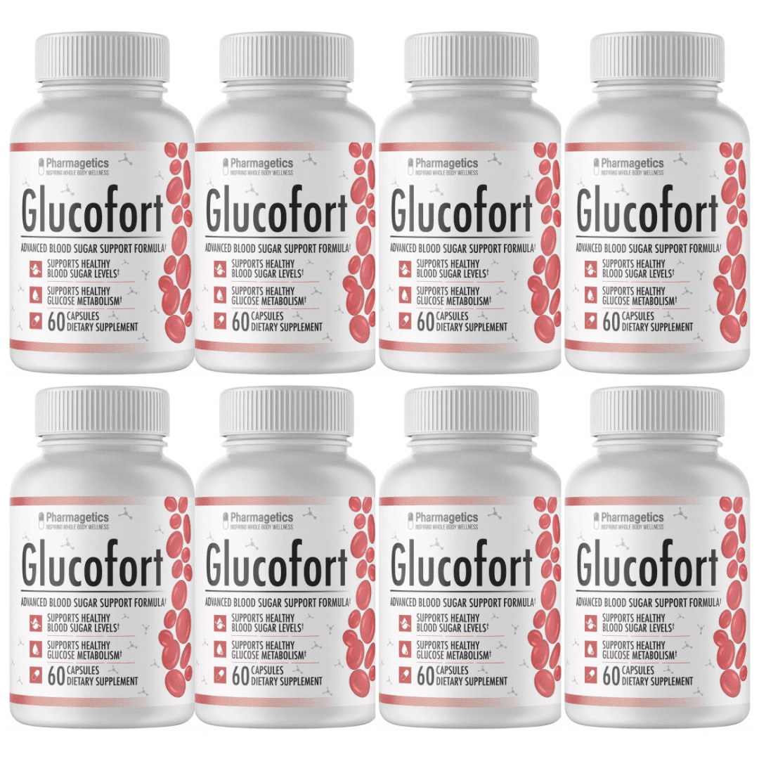Glucofort Advanced Formula Cholesterol Blood Sugar Glucose Support - 8 ...