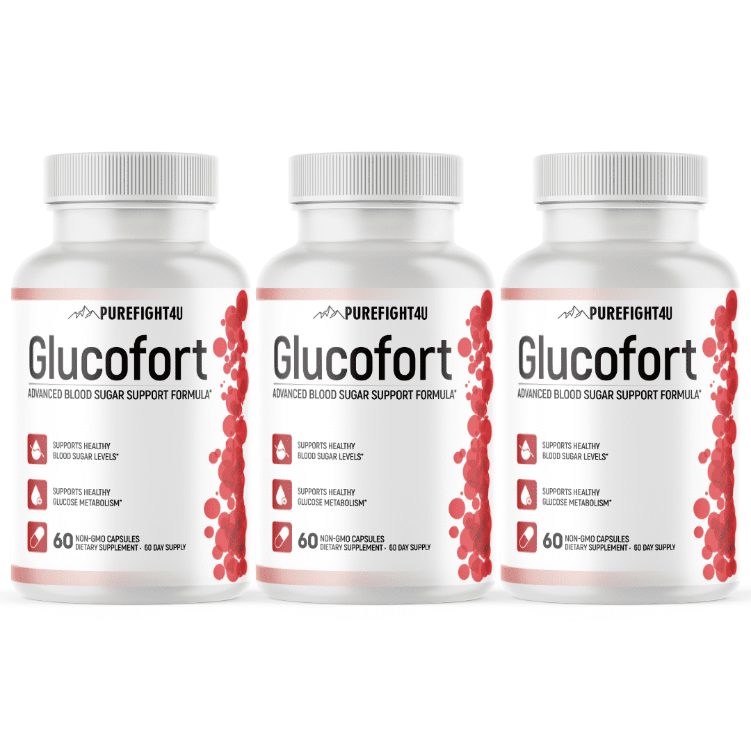 Glucofort Capsules, Advanced Blood Sugar Support Formula-3 Bottles ...