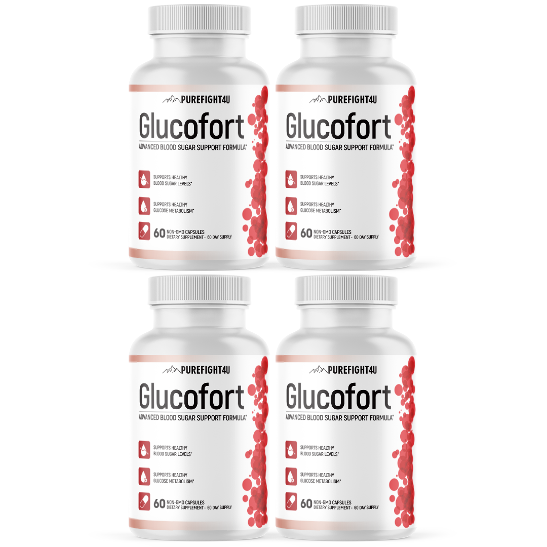 Glucofort Capsules, Advanced Blood Sugar Support Formula-4 Bottles ...
