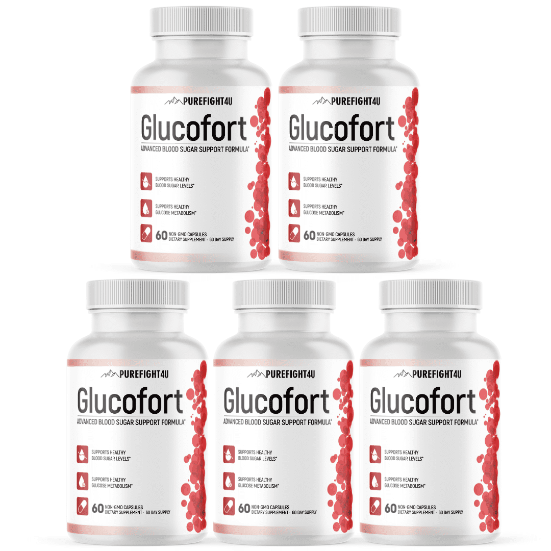 Glucofort Capsules, Advanced Blood Sugar Support Formula-5 Bottles ...