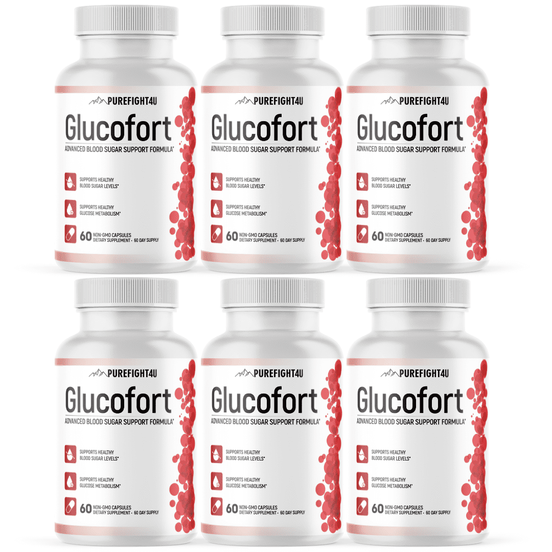 Glucofort Capsules, Advanced Blood Sugar Support Formula-6 Bottles ...
