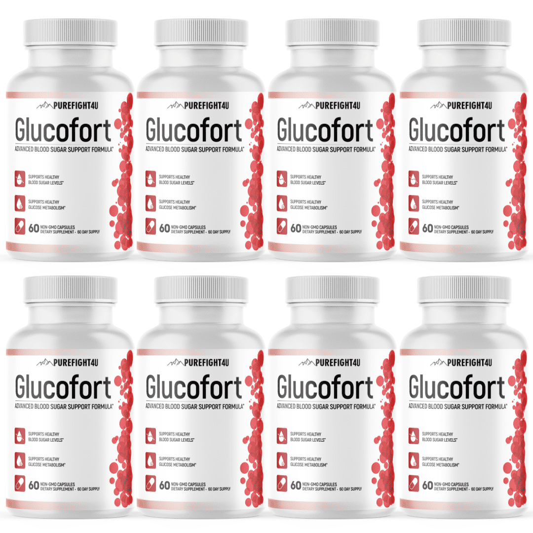 Glucofort Capsules, Advanced Blood Sugar Support Formula-8 Bottles ...