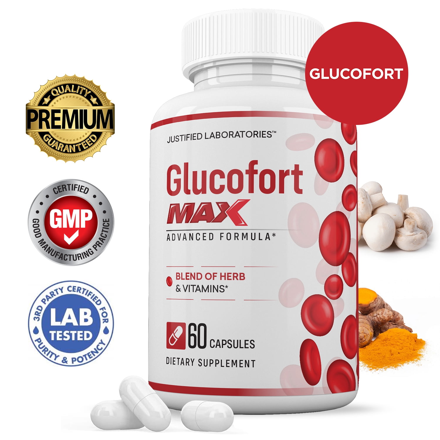 Glucofort Max Advanced Formula 1295MG 60 Capsules - Walmart.com