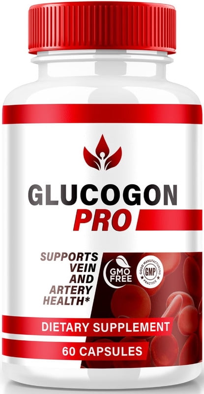 Glucogon Pro Capsules, Advanced Blood Support Pills, All Natural ...
