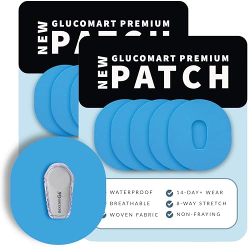 Glucomart Adhesive Patches for Dexcom G6 (10 Count) – Maximum Strength ...