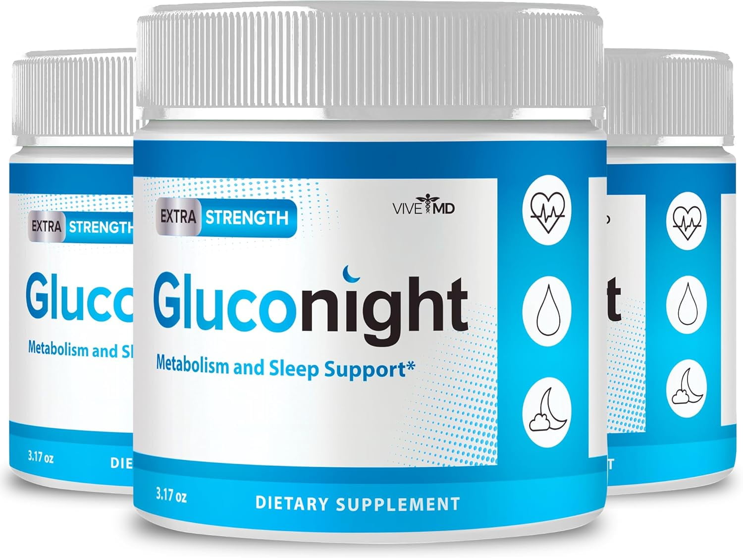 Gluconight Powder Advance Formula (3 Pack) - Walmart.com