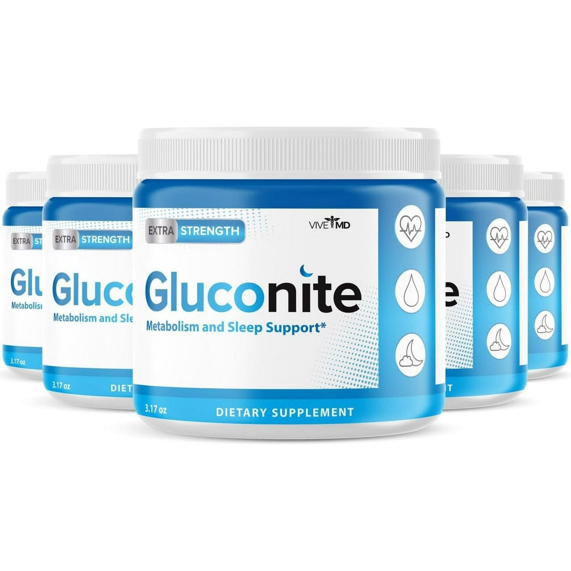 ViveMD's Gluconite Metabolism & Sleep Support Supplement - Extra ...