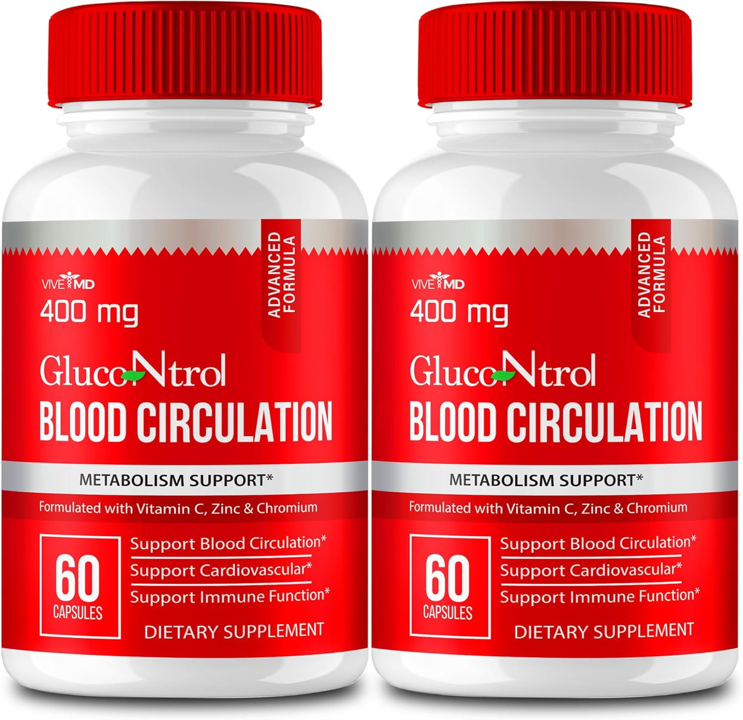 Glucontrol Capsules Glu control Blood Support Formula Supplement Pills ...