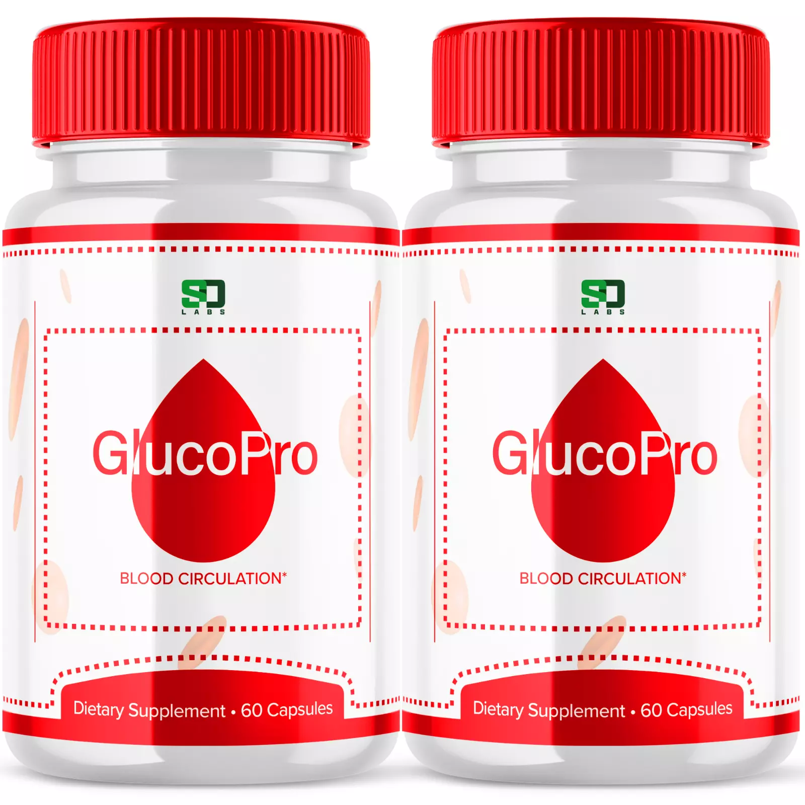 Glucopro Balance Circulation Capsules - Natural Blood Flow Formula (2 ...