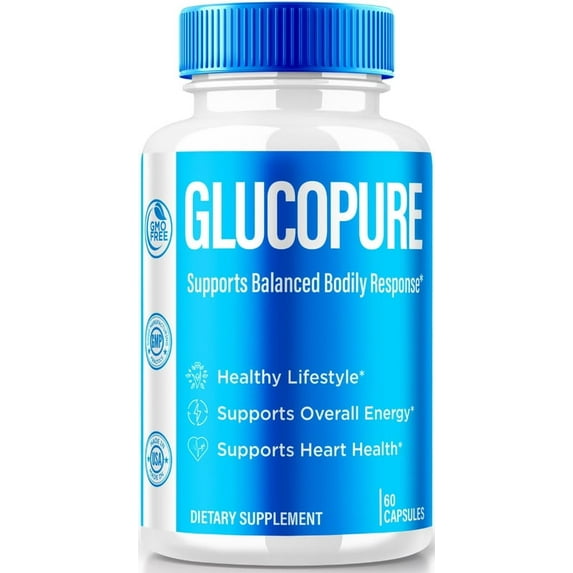 Glucopure Capsules, Advanced Blood Support Pills, All Natural Formula ...