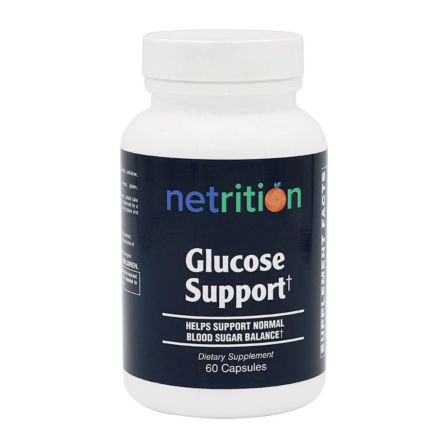 Glucose Support Caps 60's by Netrition - Walmart.com