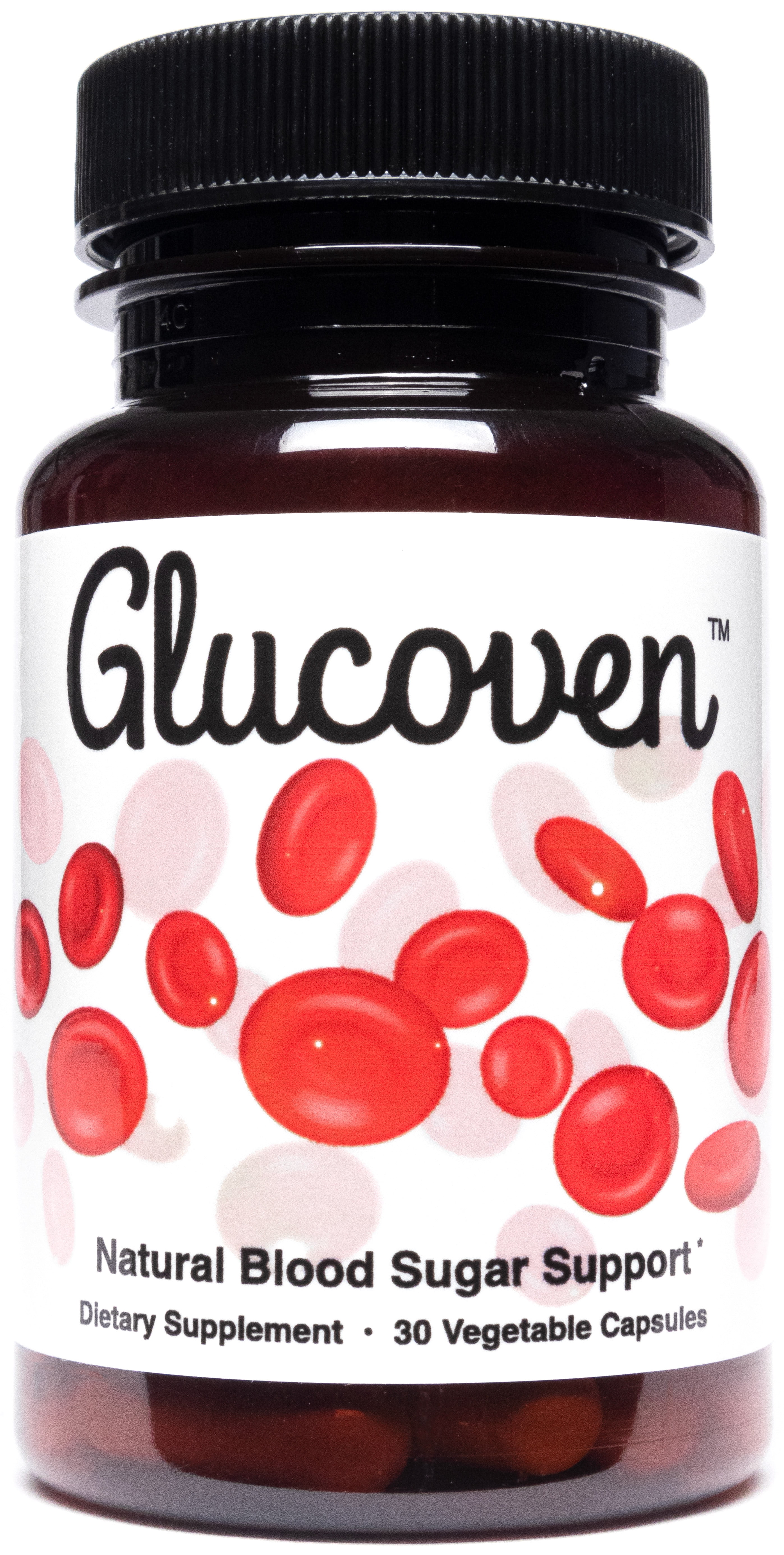 Glucoven, Natural Blood Sugar Support, 30 Capsules, Vegan Gluten-Free ...