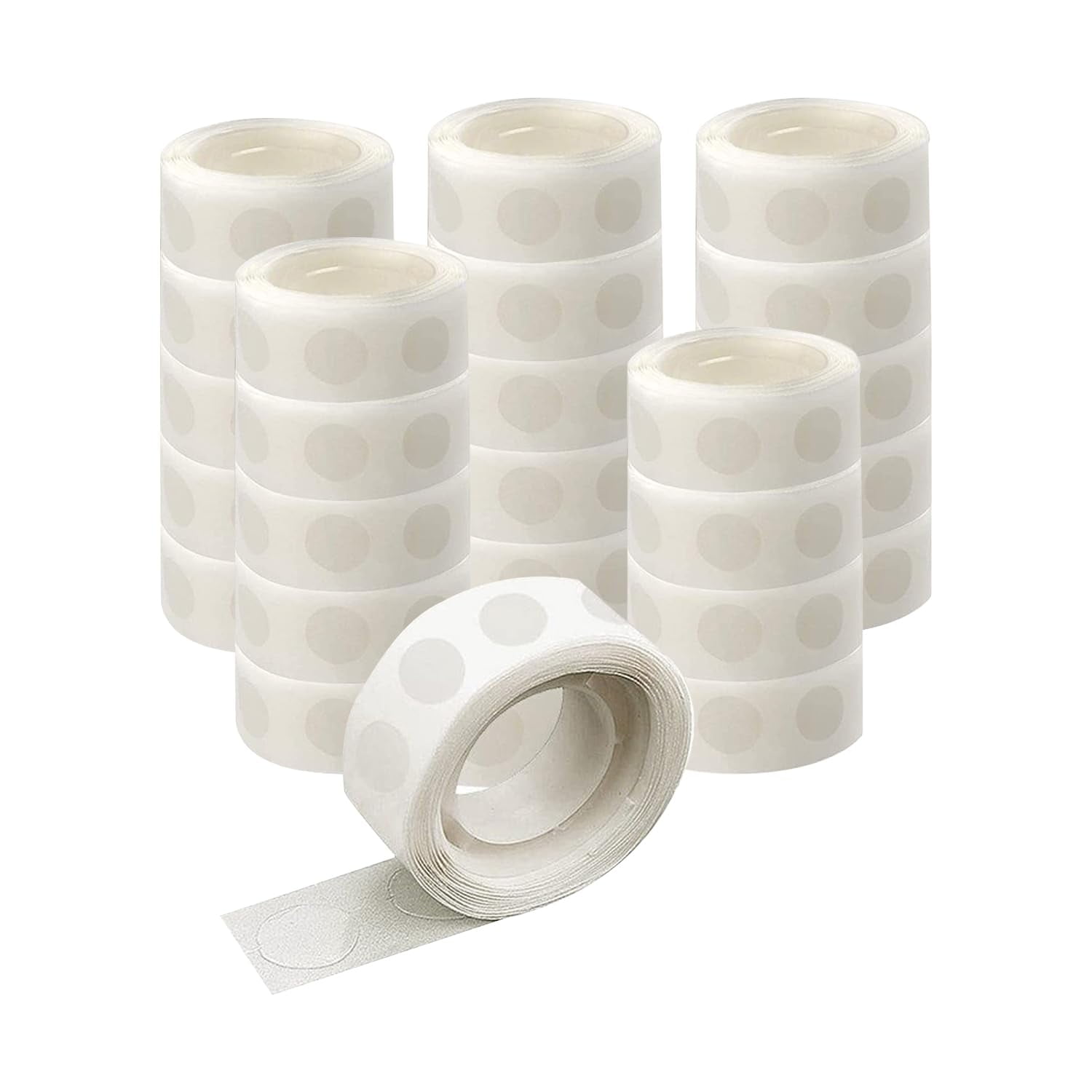 Glue Dots - 2500 PCS (25 Rolls) Balloon Glue Point Balloon Tape ...
