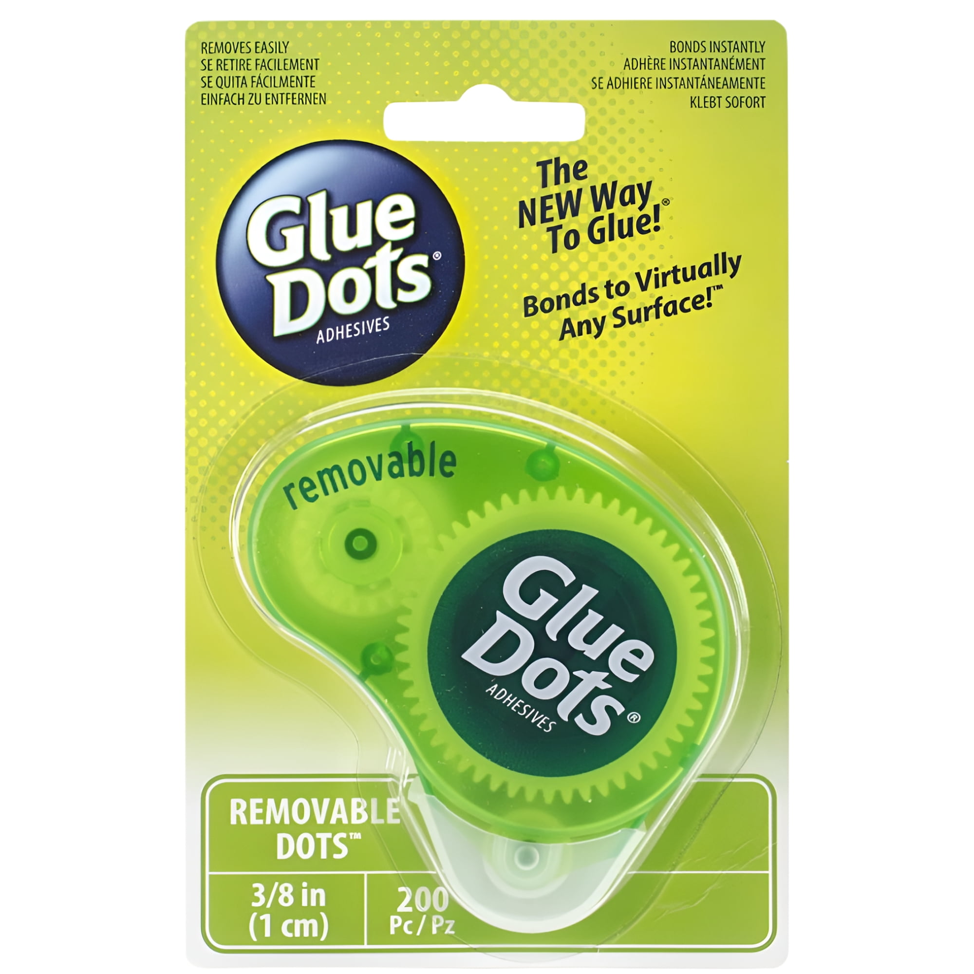 Glue Dots, Removable Dot Dispenser, .375