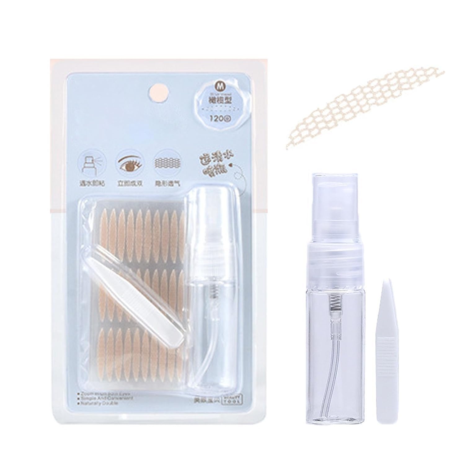 Glue-Free Invisible Double Eyelid Sticker, Eye Lid Tape For Hooded Eyes ...