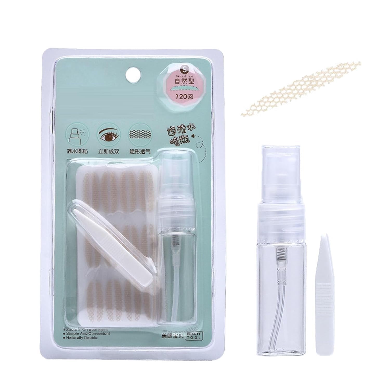 Glue-Free Invisible Double Eyelid Sticker, Eye Lid Tape For Hooded Eyes ...