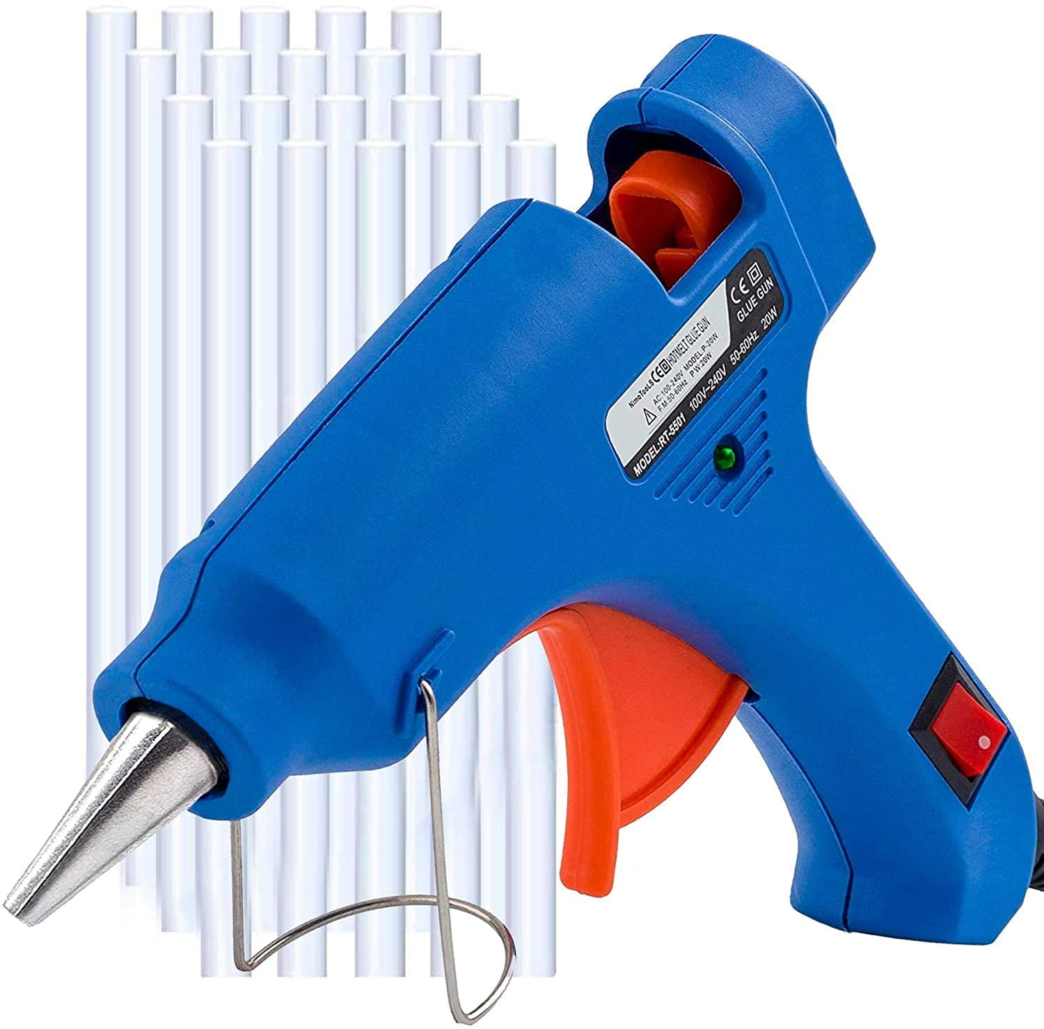 Glue Gun with Glue Sticks for Gluing Crafts Small Art Projects Heavy ...