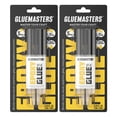Glue Masters 2 Part Epoxy, 5 Minute Set, .81 Ounce Syringe, Clear (Pack ...