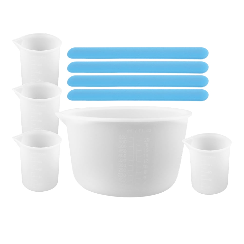 Glue Measuring Cup Mixing Mugs Epoxy Cups Tool Kit Silicone for Resin ...