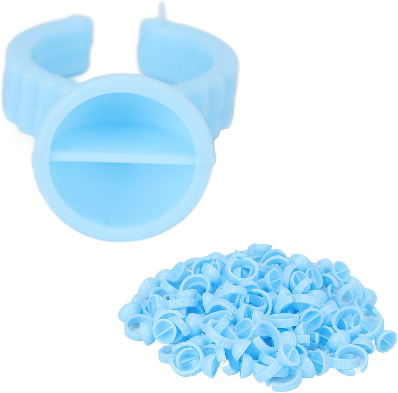 Glue Rings, Eyelash Extension Glue Cups Finger Holder for Technicians ...