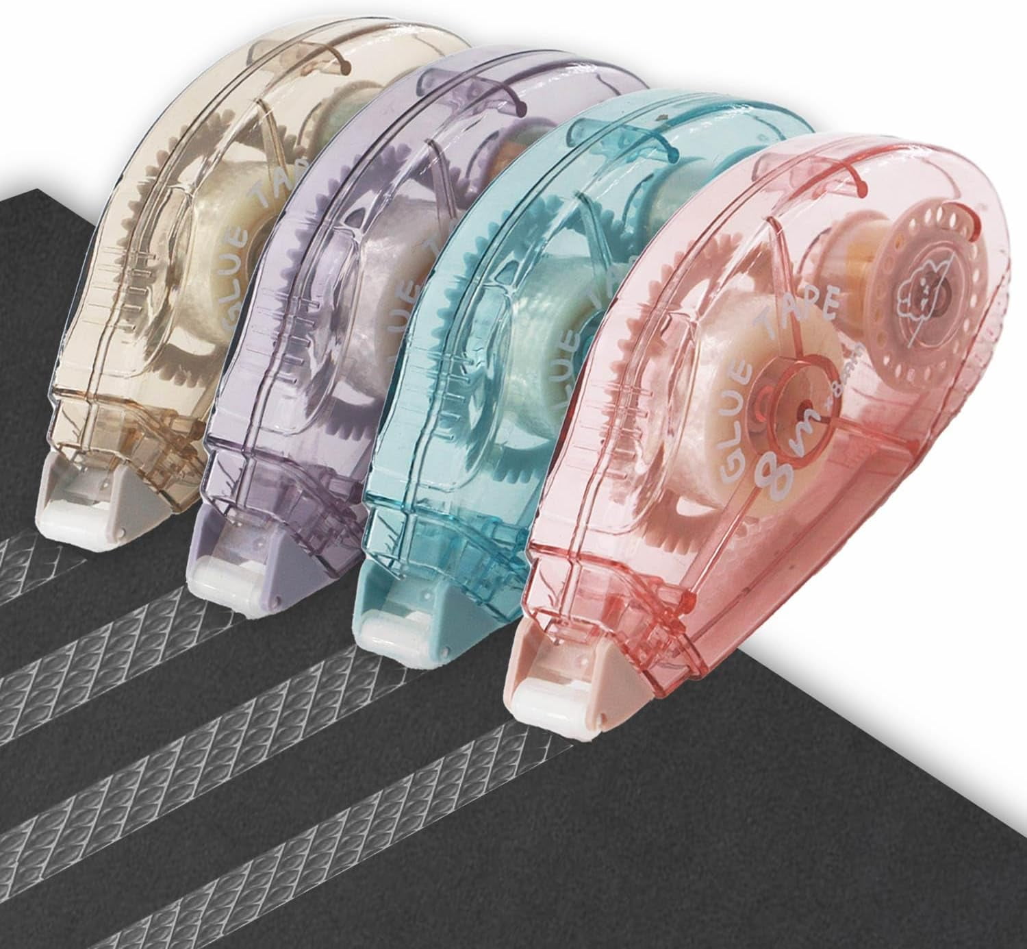 Glue Tape for Scrapbooking, Pack of 4 Scrapbook Tape, Double Sided Tape ...