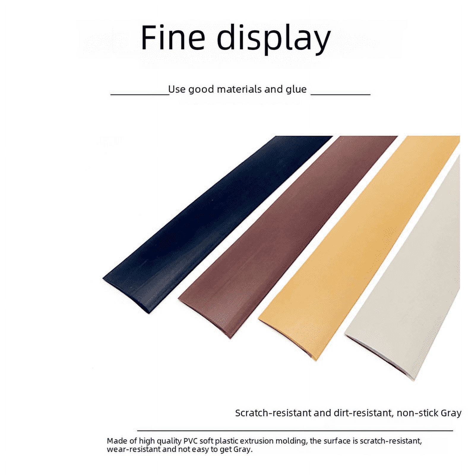 Glue-free self-adhesive wooden floor flat buckle trim strip edge ...