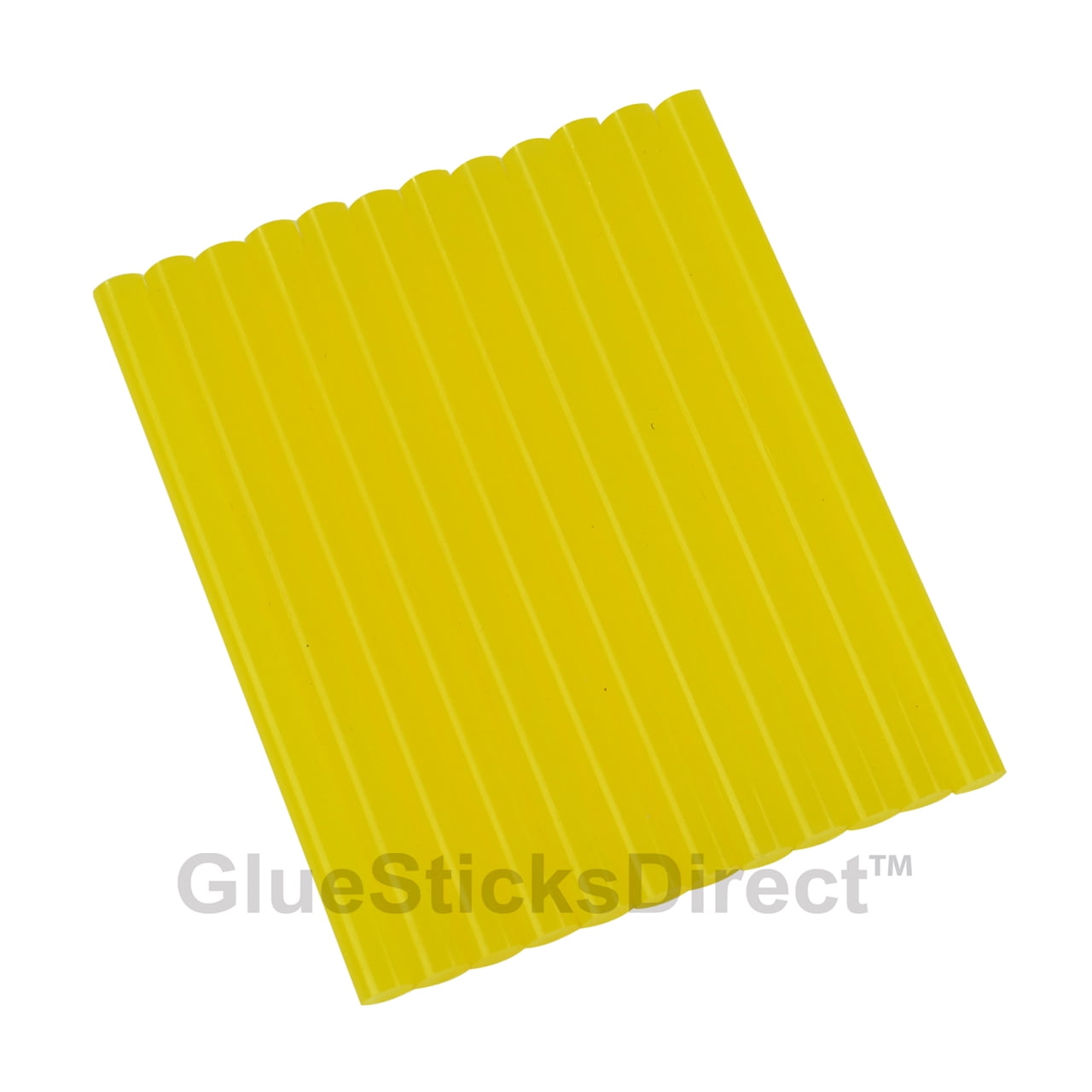 GlueSticksDirect Translucent Yellow Colored Glue Sticks Mini X 4" 24 ...