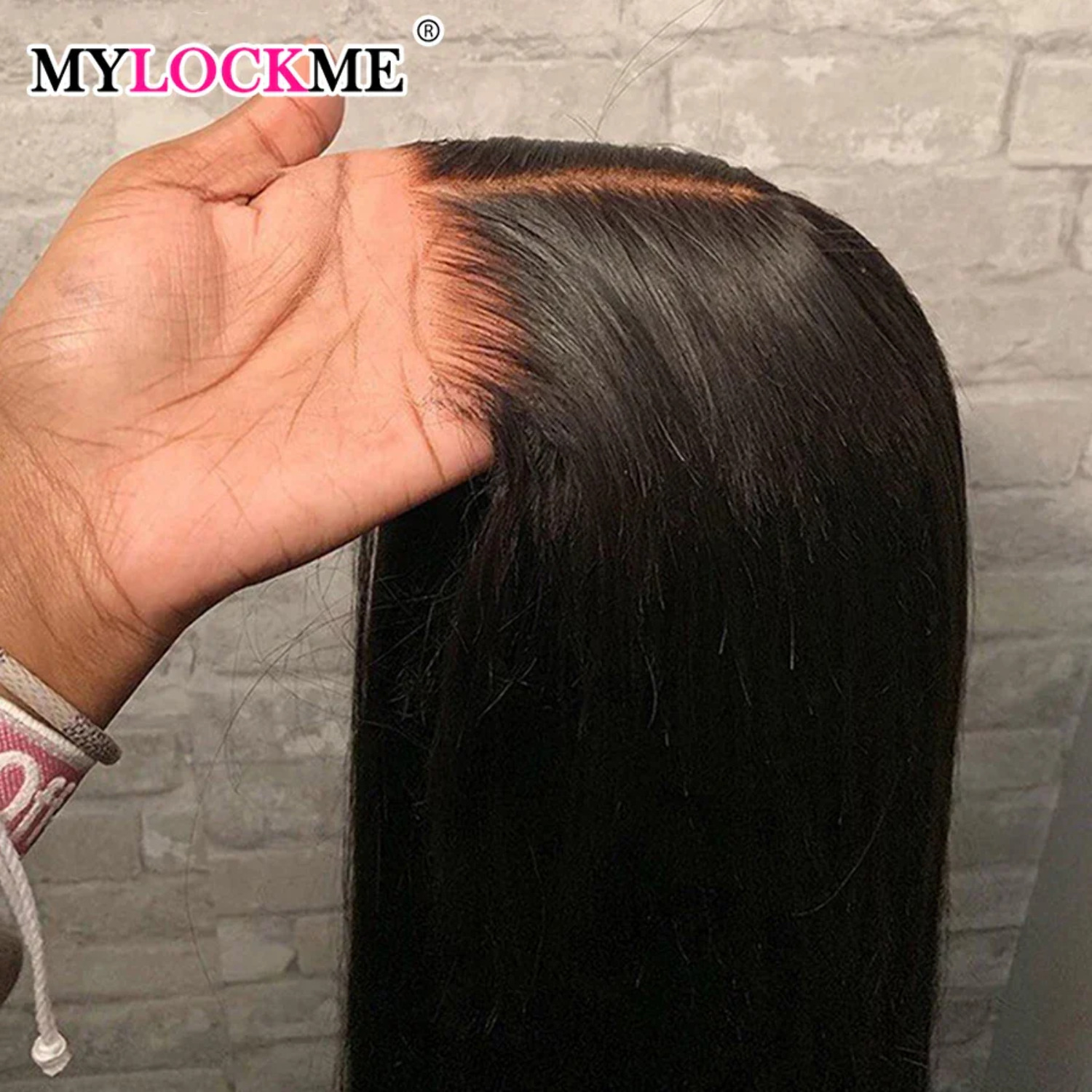 Glueless Straight Lace Wig 13x4 Lace Front Wigs Pre-Cut Lace Human Hair ...
