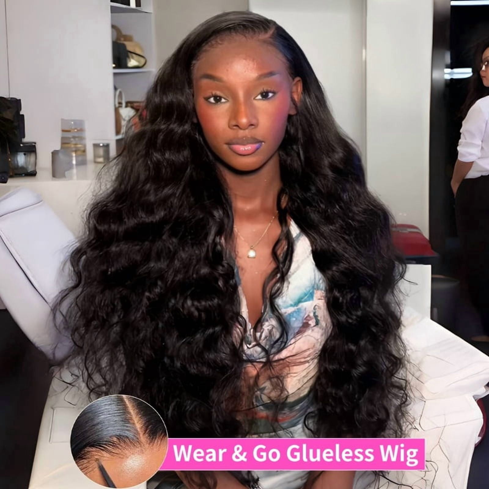 Glueless Wigs Human Hair Ready To wear Pre Cut Pre Plucked 4x4 5x5 Hd ...