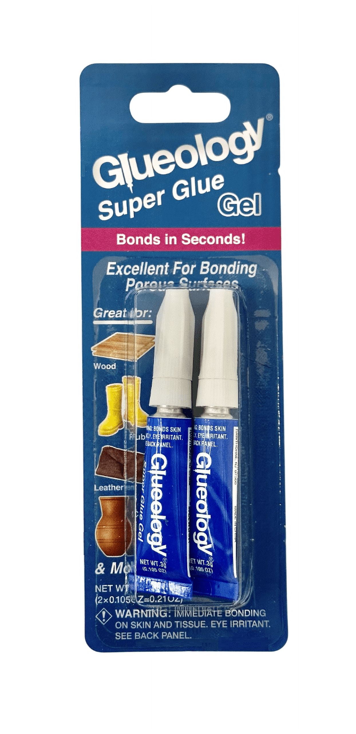 Glueology Super Glue Gel 3g 2/Pkg - Walmart.com