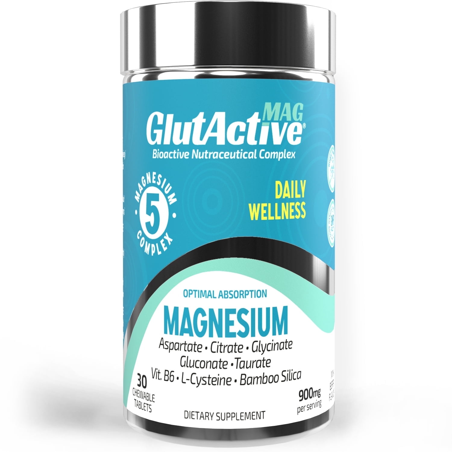 GlutActive Magnesium MAG5 750mg 30 Tablets. - Walmart.com